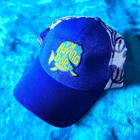 Disney | Accessories | Disney Finding Nemo Dory Moment Mesh Snap Back ...